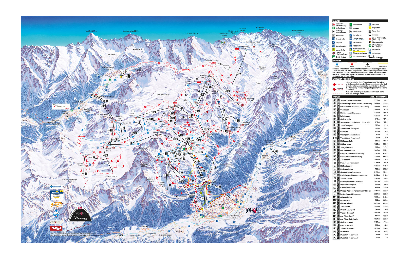 Skifahren in Samnaun | Schneebeben Skireisen & Tagestouren